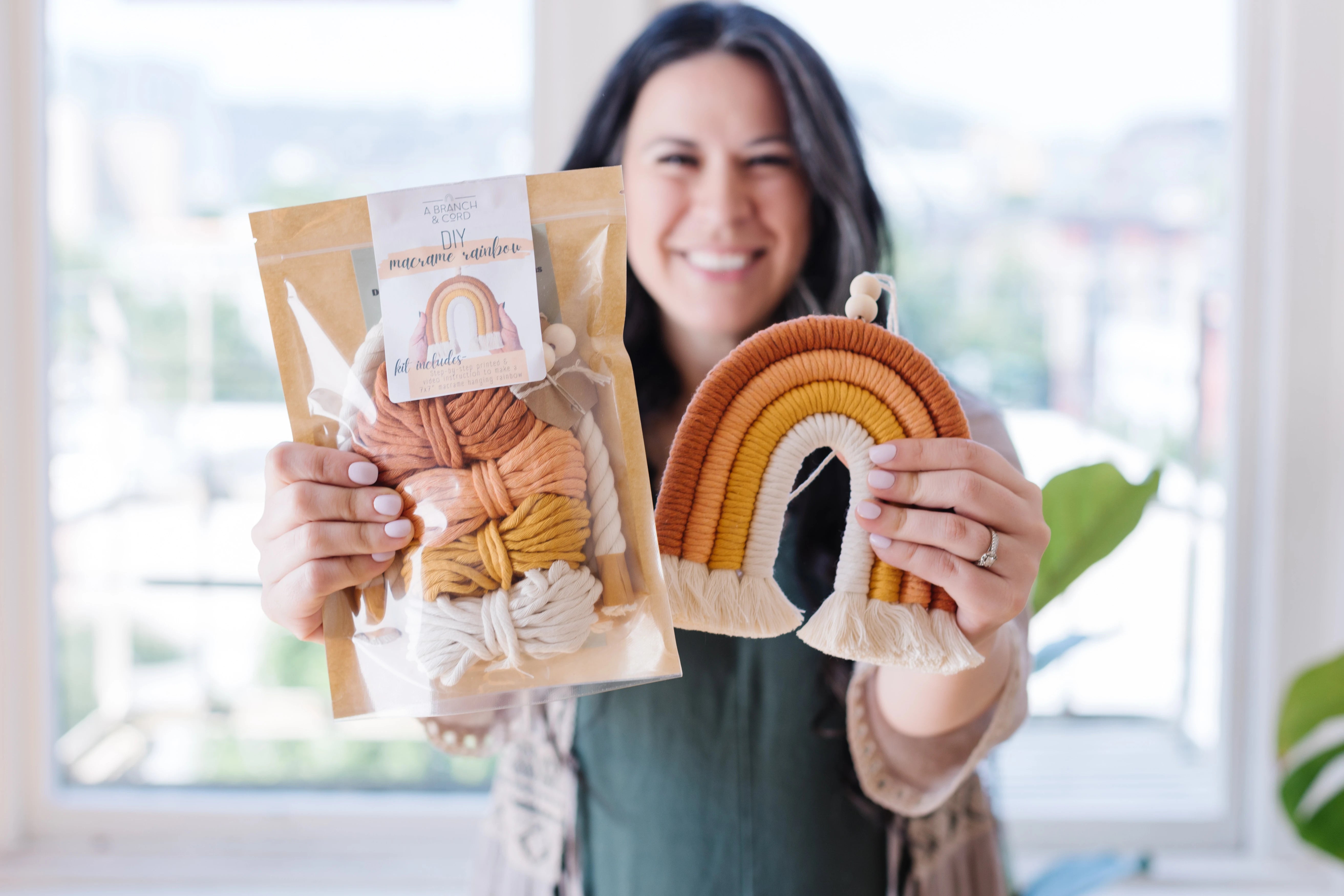 DIY Macrame Rainbow Kits – A Branch & Cord