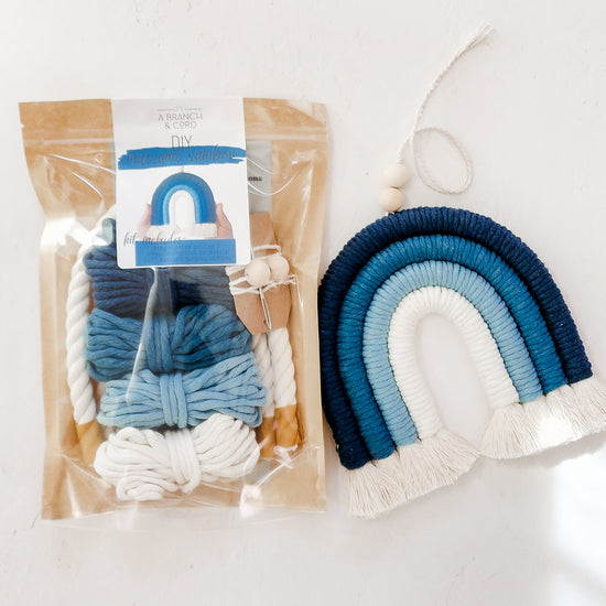 DIY Macrame Rainbow Kit – A Branch & Cord